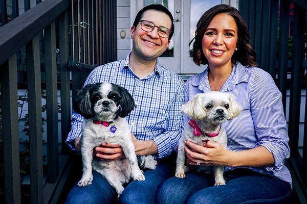 judge ramirez and husband and rescue dogs » ¡Que Onda Magazine!