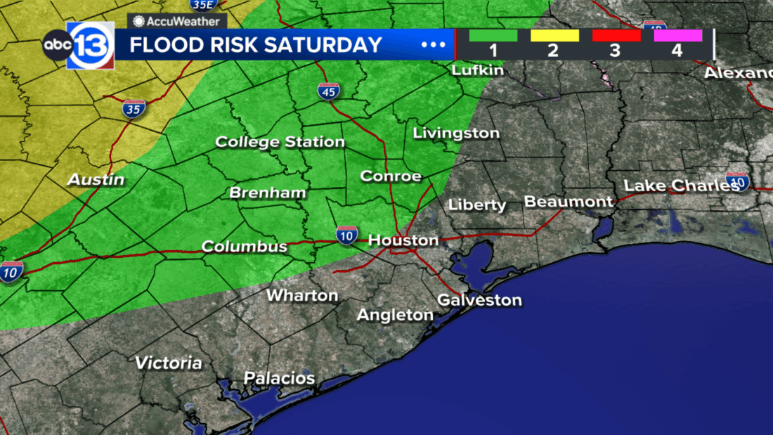 ABC13 Weather Watch for storms that could flood some streets today ...